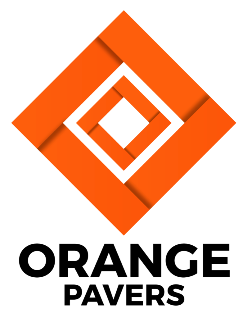 Flint Stone 9 x 6 x 2 3/8-Inch Rectangular Paver | Orange Pavers